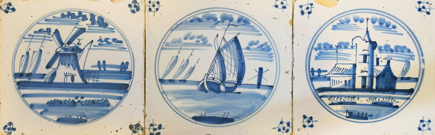 Building Materials - Floor tiles and Delft blue wall tiles - Smeerling ...